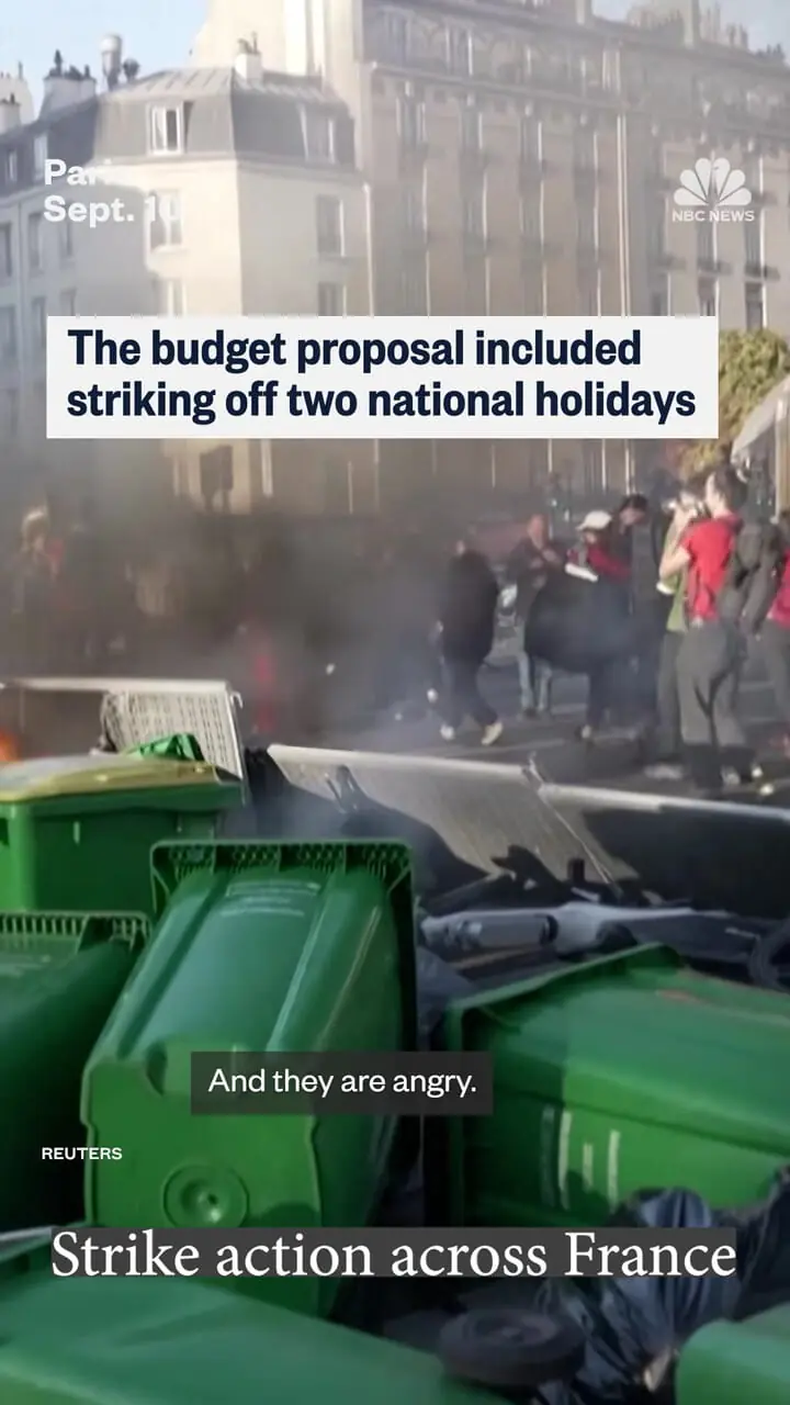 Widespread Strikes and Protests Sweep Across France Amid Budget ...